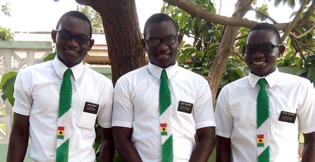 Bonsrah triplets - Latter-day Saint Missionaries